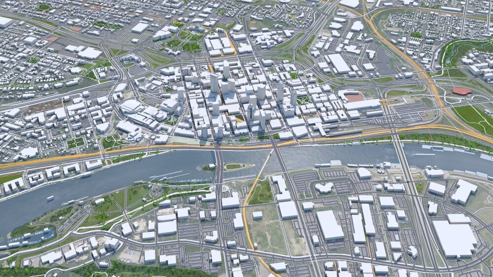Saint Paul City Minnesota USA 3D model - Download City on 3DModels.org