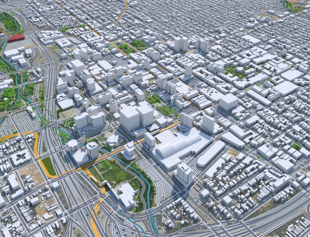 San Jose City California USA 3D model - Download City on 3DModels.org