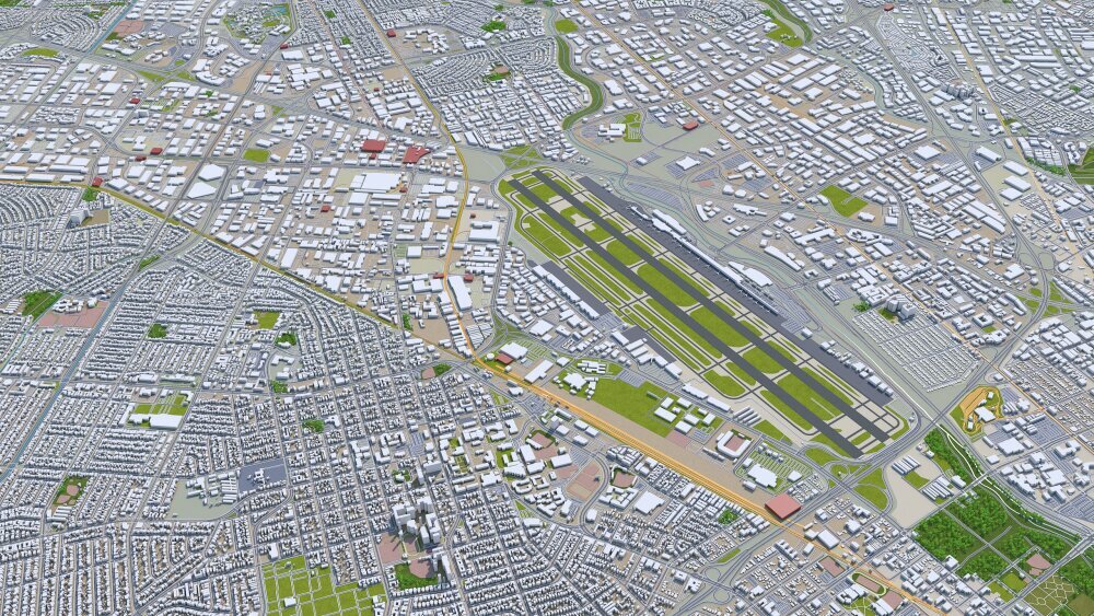 San Jose City California USA 3D model - Download City on 3DModels.org