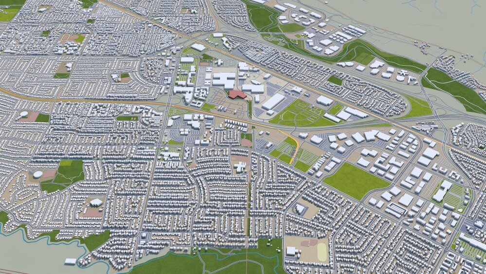 San Jose City California USA 3D model - Download City on 3DModels.org