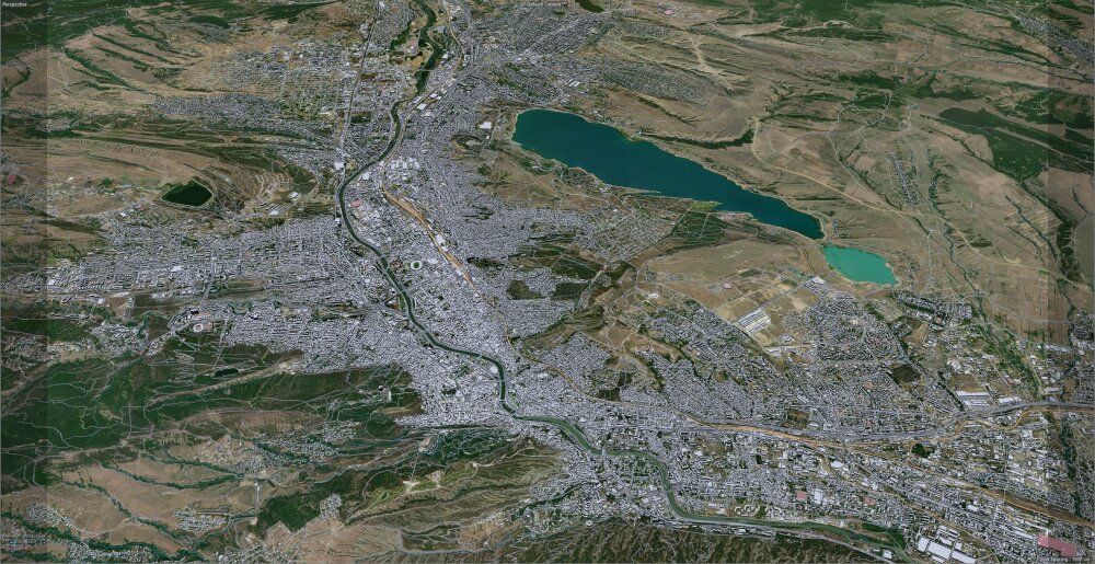 Tbilisi Georgia 60km 3D model - Download City on 3DModels.org