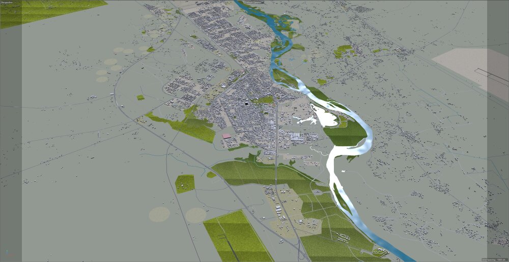 Tikrit City Iraq 30km 3D model - Download City on 3DModels.org