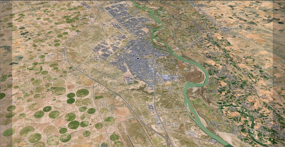 Tikrit City Iraq 30km 3D model - Download City on 3DModels.org