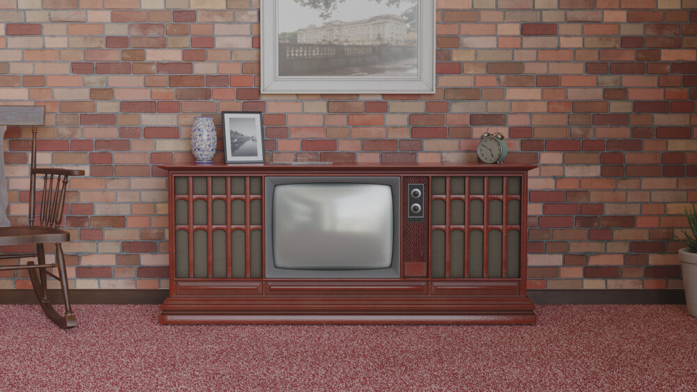 Antique Television 3D model - Download Television on 3DModels.org
