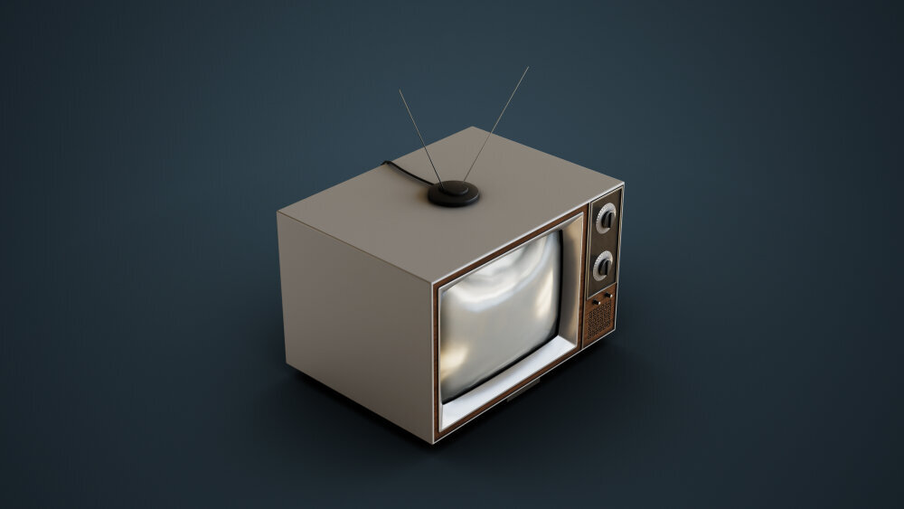 Classic Television 3D model - Download Television on 3DModels.org