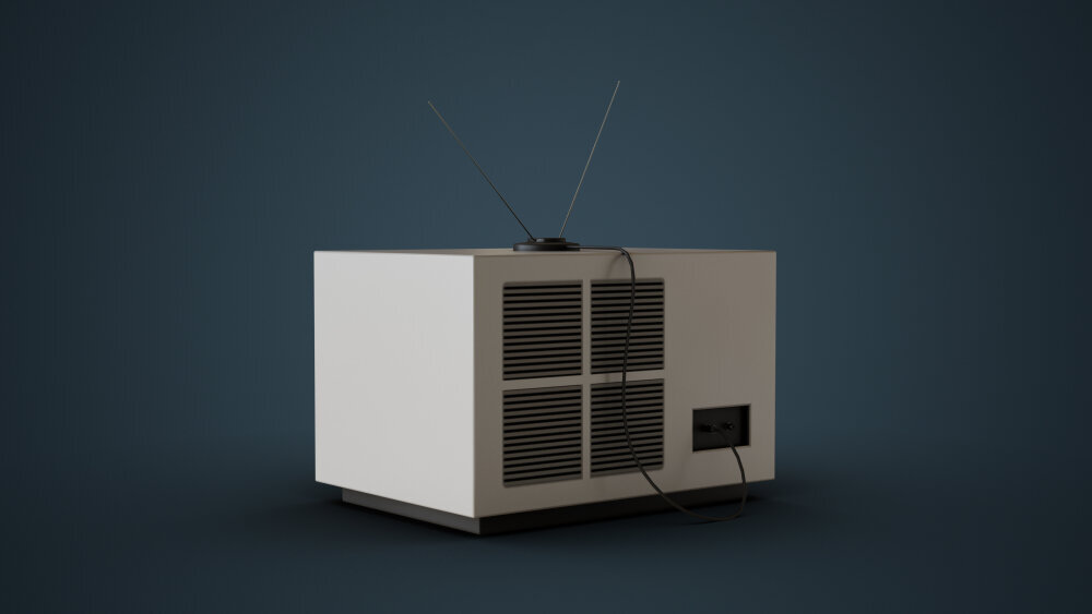 Classic Television 3D model - Download Television on 3DModels.org