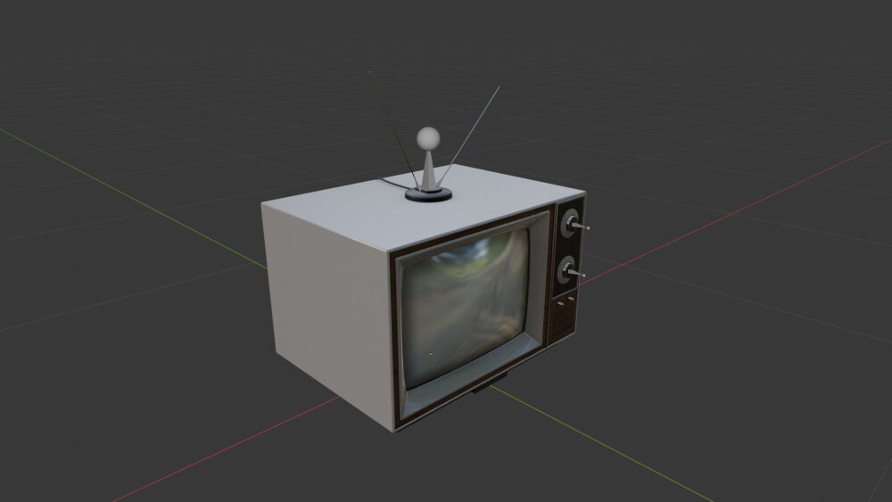 Classic Television 3D model - Download Television on 3DModels.org
