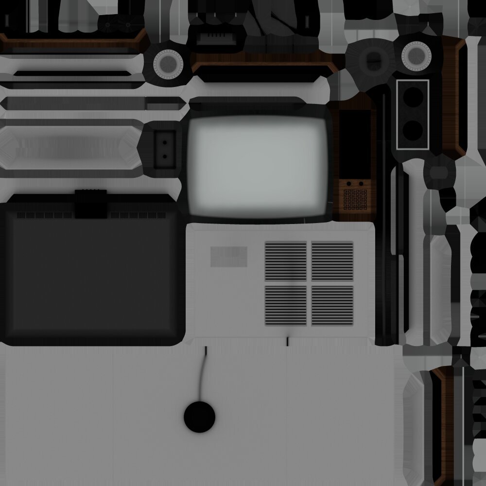 Classic Television 3D model - Download Television on 3DModels.org