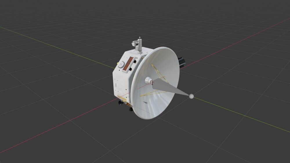 Deep Space Probe 3D model - Download Space Probe on 3DModels.org