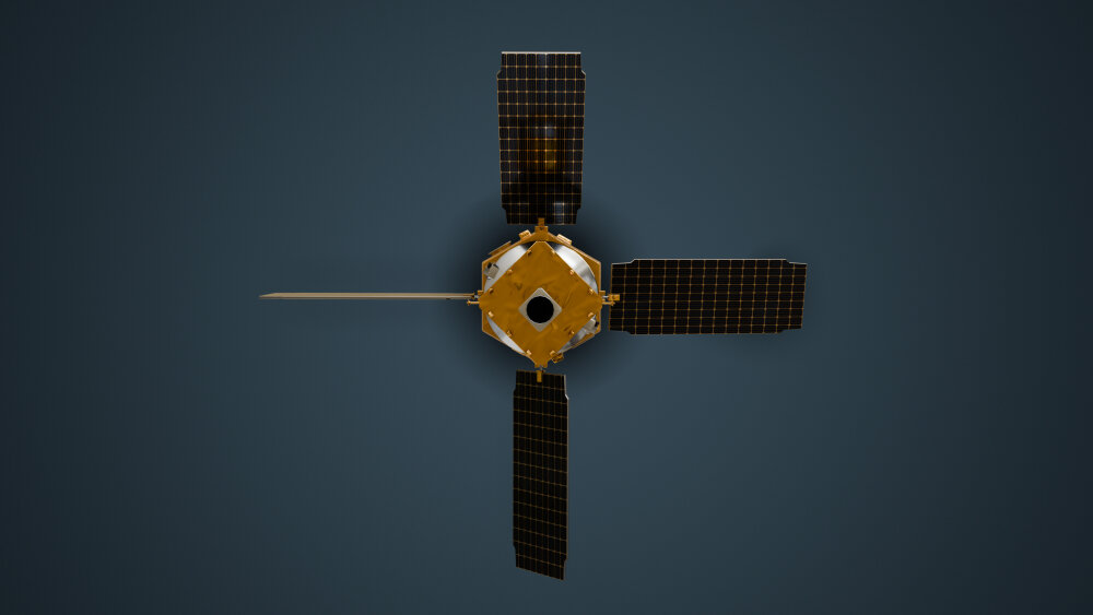 Gravity Probe 3D model - Download Space Probe on 3DModels.org
