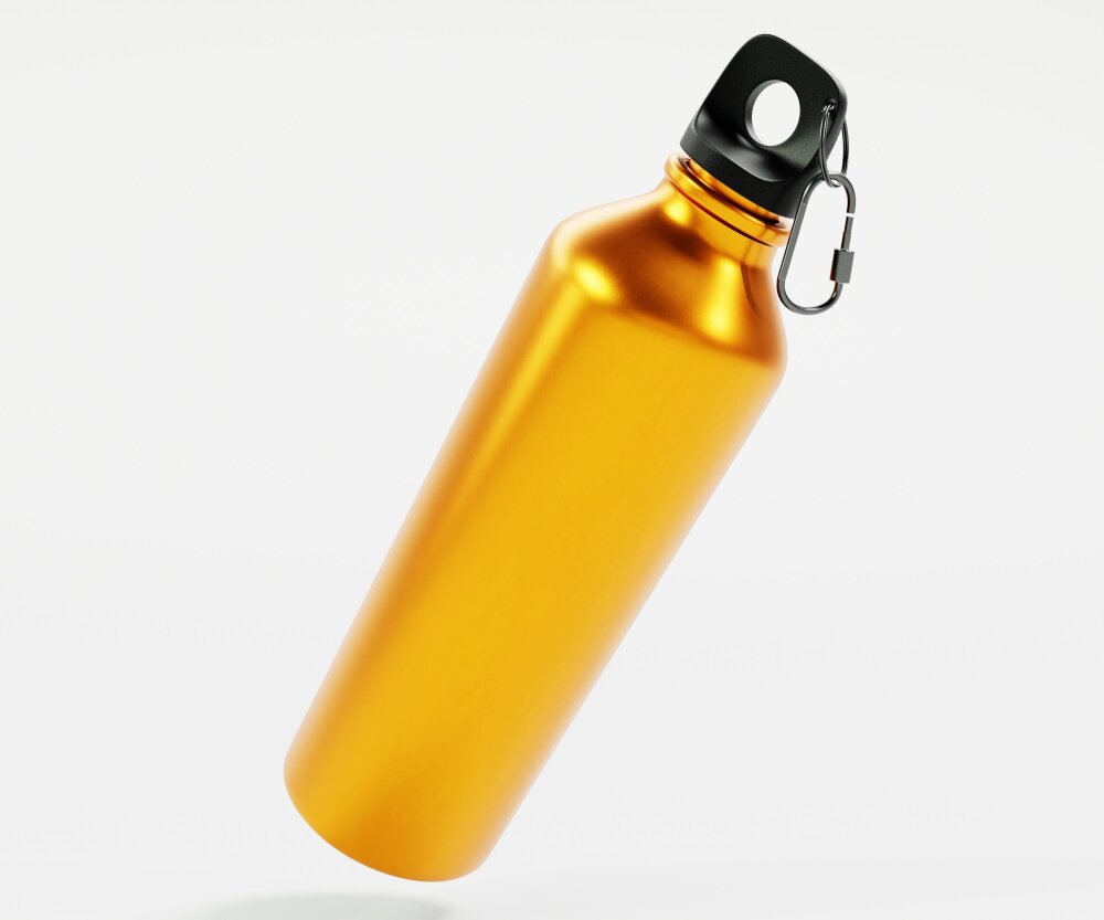 Sports Bottle Bundle – Metallic Low Poly PBR 4k Modèle 3D - Télécharger ...
