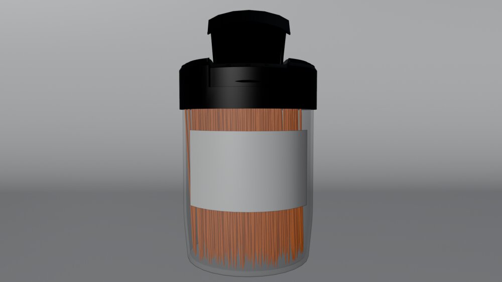 Toothpick Dispenser 3D model - Download Tableware on 3DModels.org