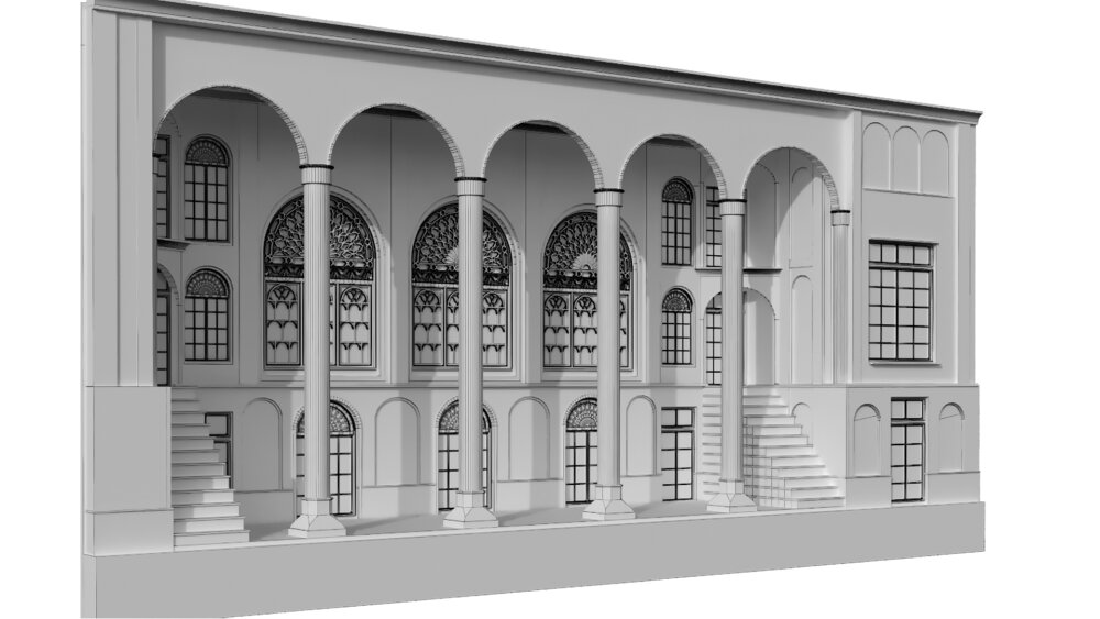 Islamic Arabic Turkish Building Kitbash Vol 1 Low-poly 3D model ...